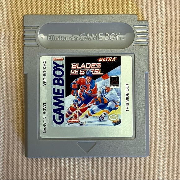 Game Boy | Toys | Vintage Original Game Boy Ultra Blades Of Steel Game ...